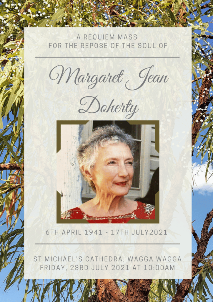 Margaret Jean Doherty (nee Moloney) - Alan Harris McDonald