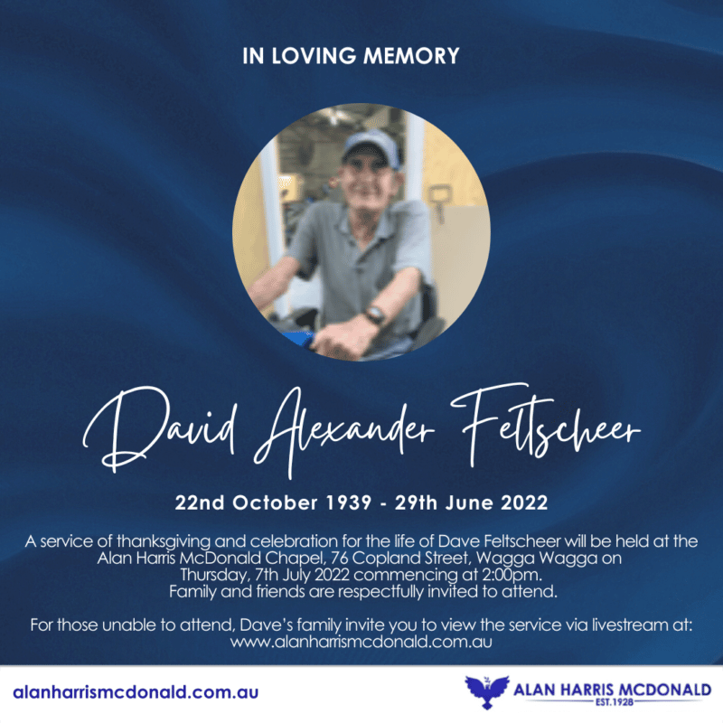 Funeral Services - Alan Harris McDonald