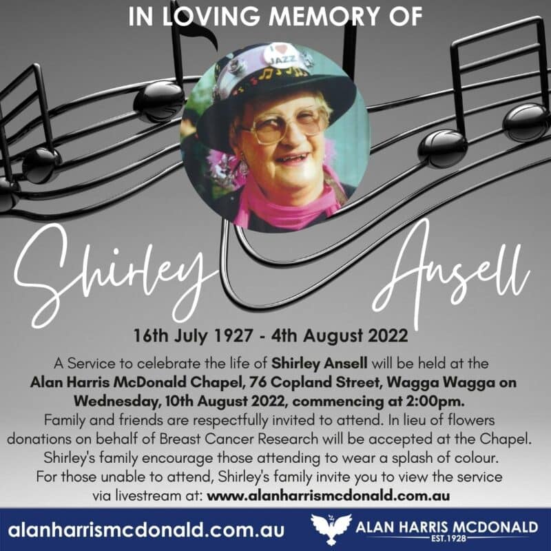 Funeral Services - Alan Harris McDonald