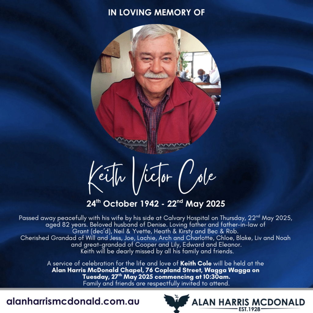 Keith Victor Cole - Alan Harris McDonald
